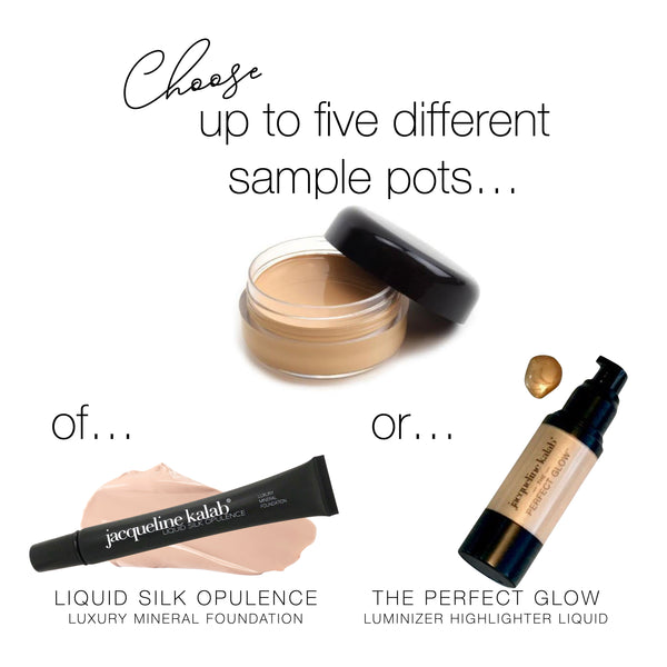 Sample Pots - Single Use Foundation or Perfect Glow- Choose up to 5 di ...